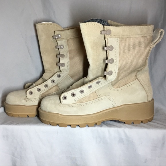 Wellco | Shoes | Wellco Combat Sz 5 Mens Hot Weather Army Leather Suede ...